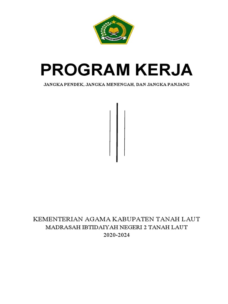 Program Kerja Jangka Pendek Menengah Dan Panjang | PDF