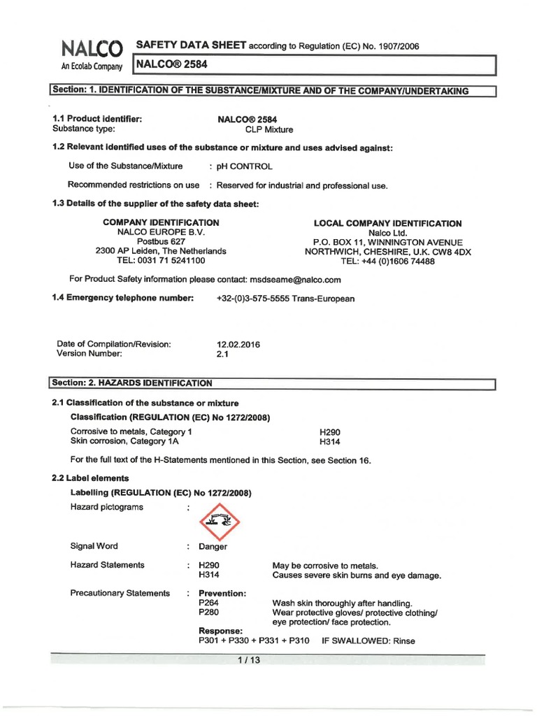 Safety Data Sheets | PDF | Toxicity | Firefighter