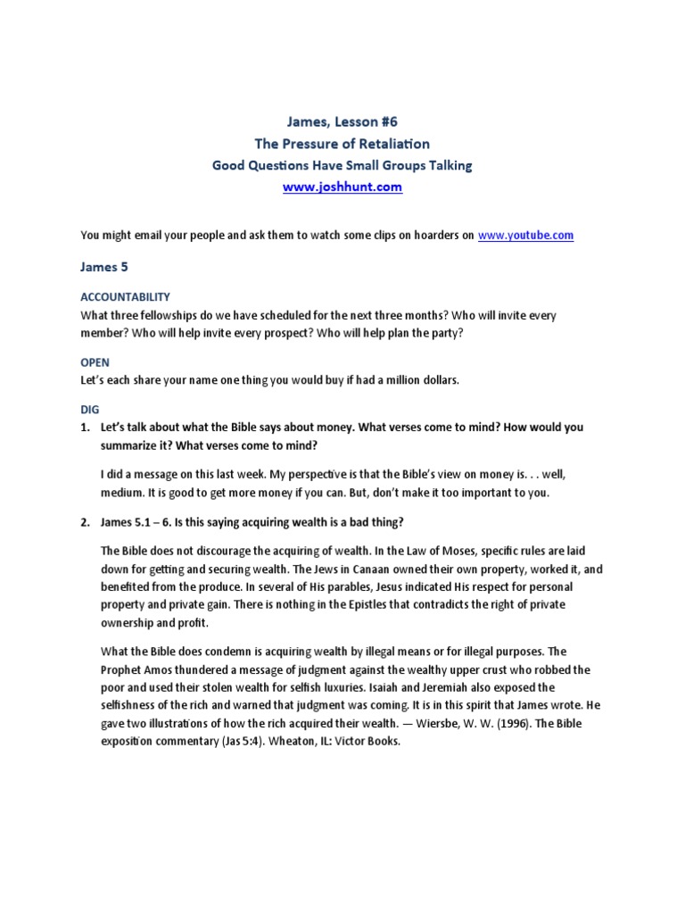 James2013 6 | Download Free PDF | Prayer | Compulsive Hoarding