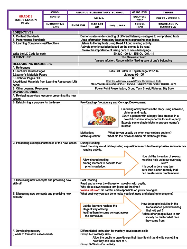 Cot 1st QTR - Che English 3 | PDF