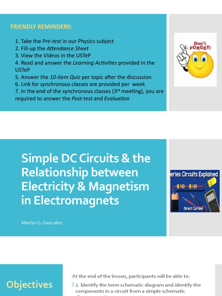 Simple DC Circuits Electromagnetism | PDF | Direct Current ...