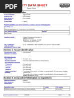 Distilled Water Safety Data Sheet | PDF | Water | Waste