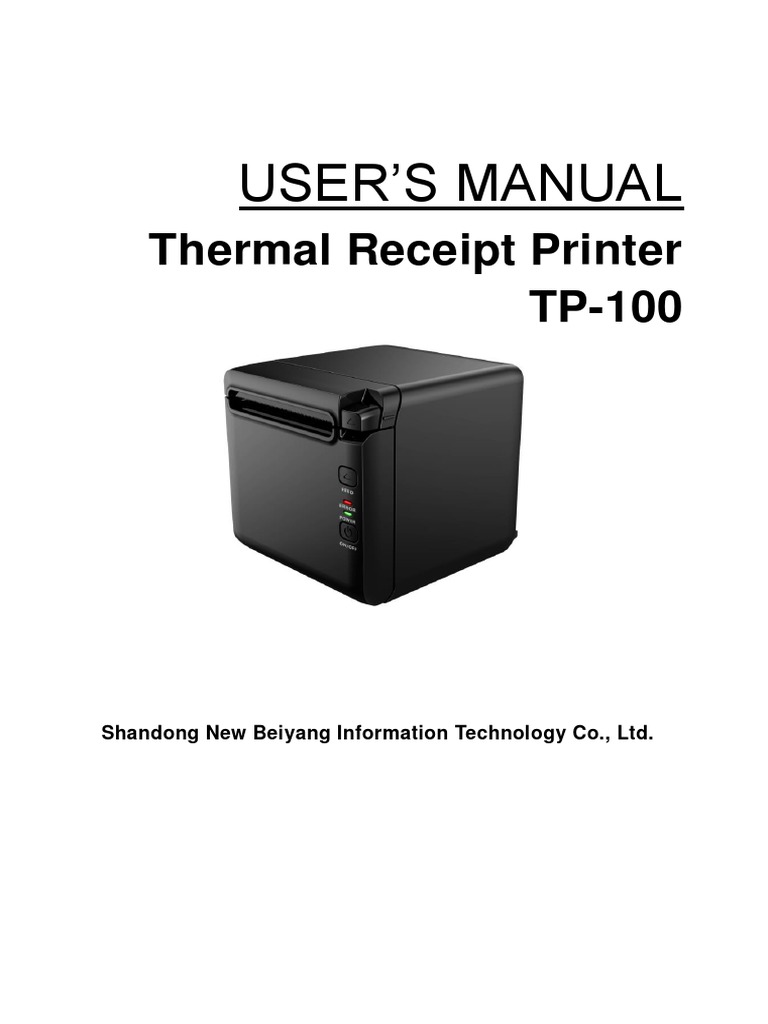 FEC TP-100 User's Manual V1.0 | PDF