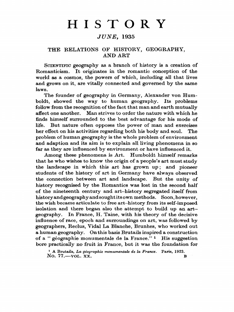 [History 1935-Jun Vol. 20 Iss. 77] Peter Brieger - The Relations of ...