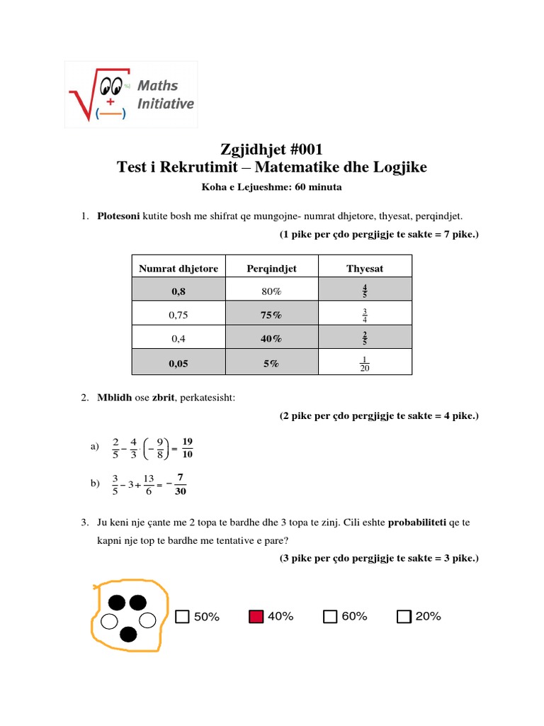 Pdfslide - Tips - Zgjidhjet 001 Test I Rekrutimit Matematike Dhe ...