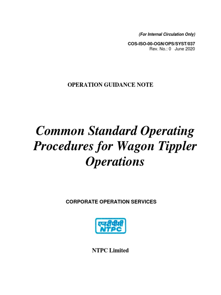 Wagon Tippler Operations | PDF | Risk Assessment | Risk