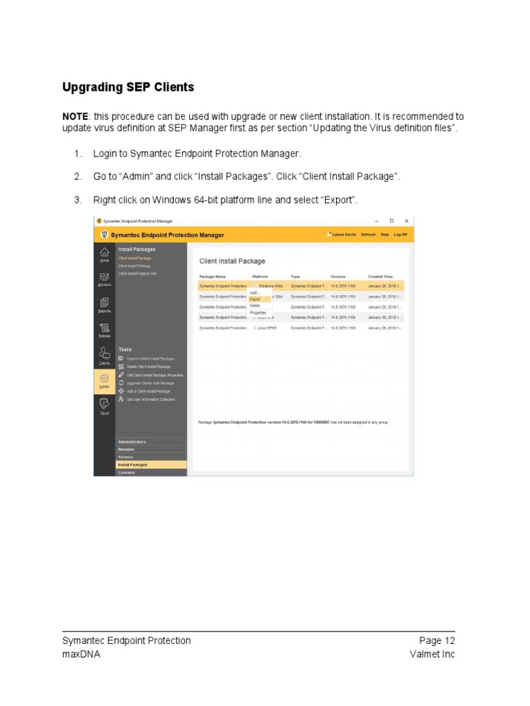 Symantec Endpoint - maxDNA - User Guide | PDF | Antivirus Software ...