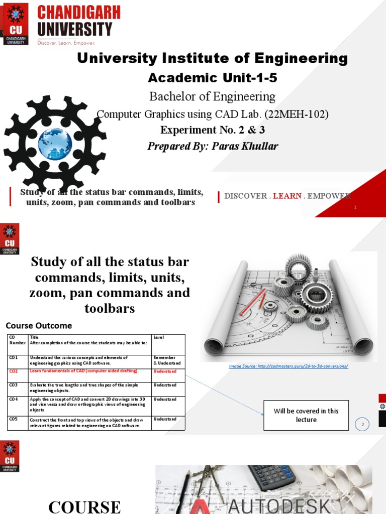 CAD Status Bar and Toolbar Overview | PDF | Computer Aided Design | 3 D ...