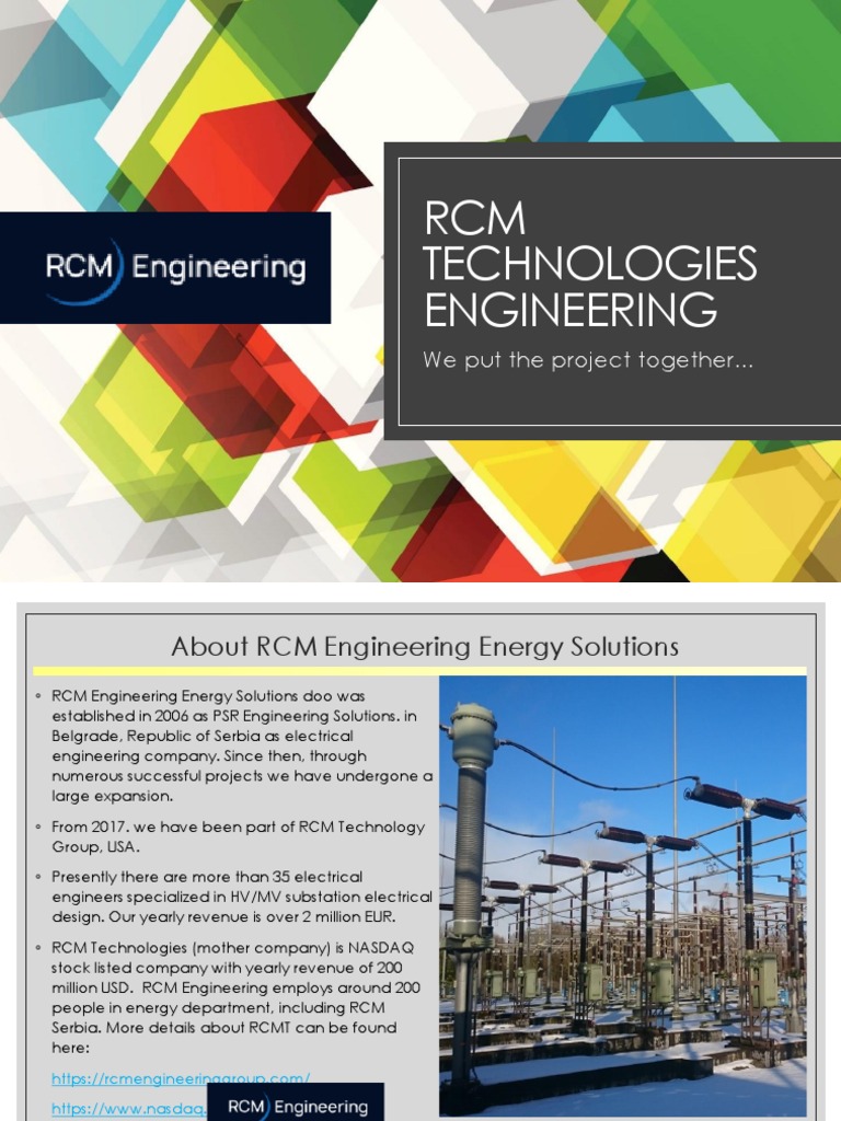 RCMT Engineering Doo | PDF