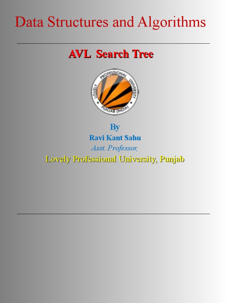 A1698793361 26699 15 2022 20 Avl Trees Pdf Algorithms And Data Structures 6414