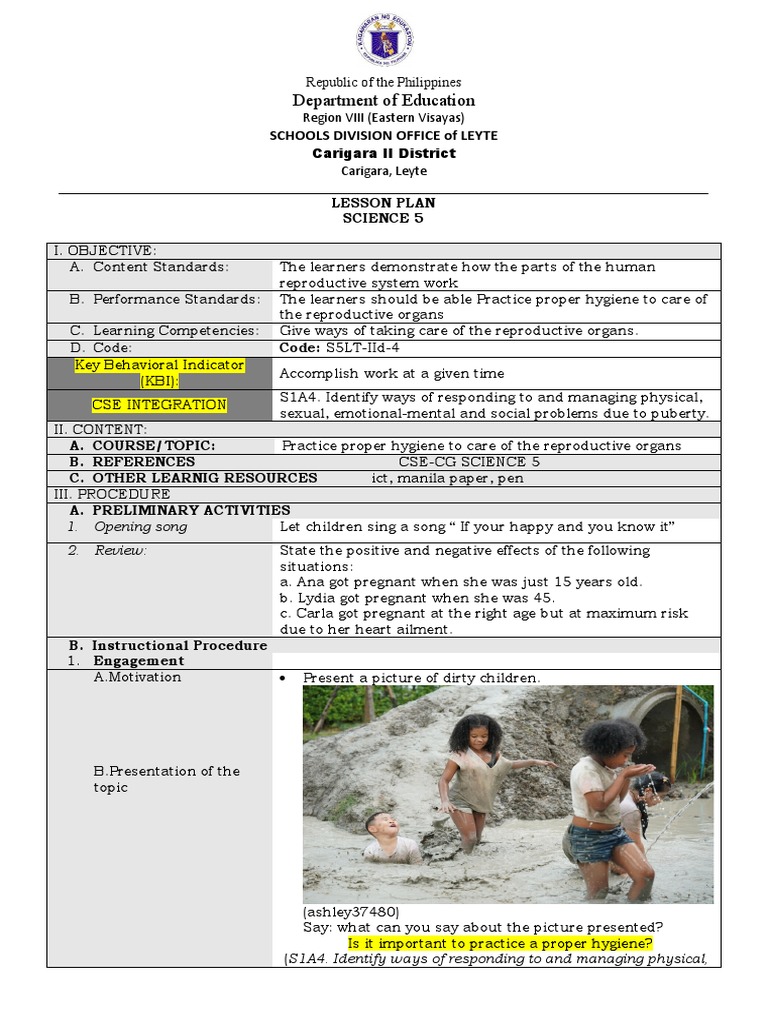 Carigara II - Cse-Mhm LP | PDF | Menstruation | Hygiene Carigara II - Cse-Mhm LP | PDF | Menstruation | Hygiene