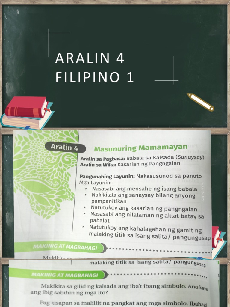 Aralin 4 Filipino | PDF