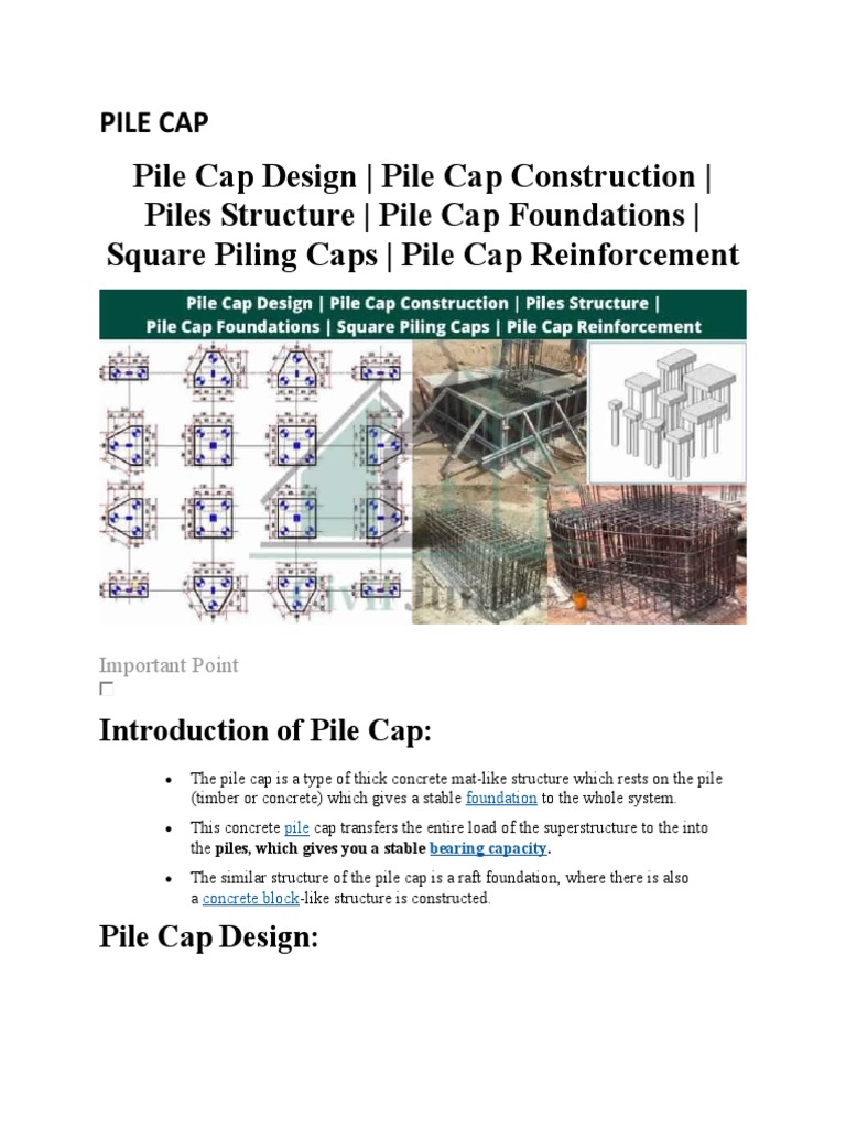 Pile Cap | PDF