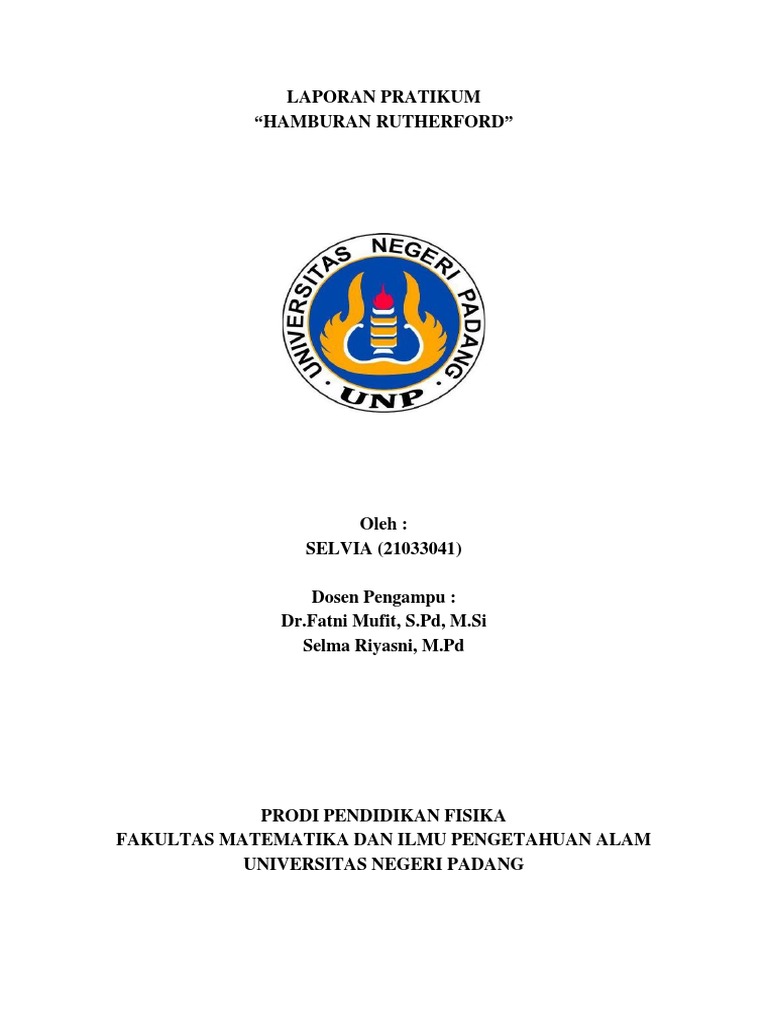 Eksperimen Hamburan Partikel Rutherford | PDF | Seni | Teknologi & Rekayasa