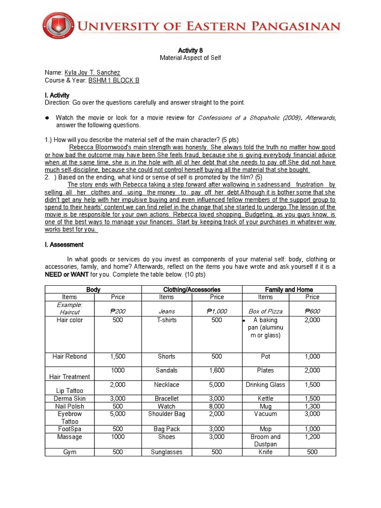 Activity 8 | PDF