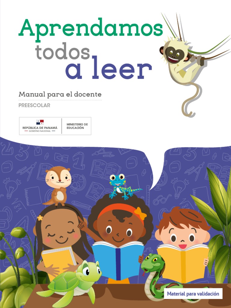 Manual para Docentes Aprendamos A Leer Kinder | PDF | Educación de la ...
