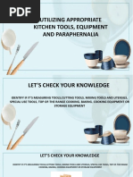Kitchen Tools and Equipment | PDF | Foods | Baking