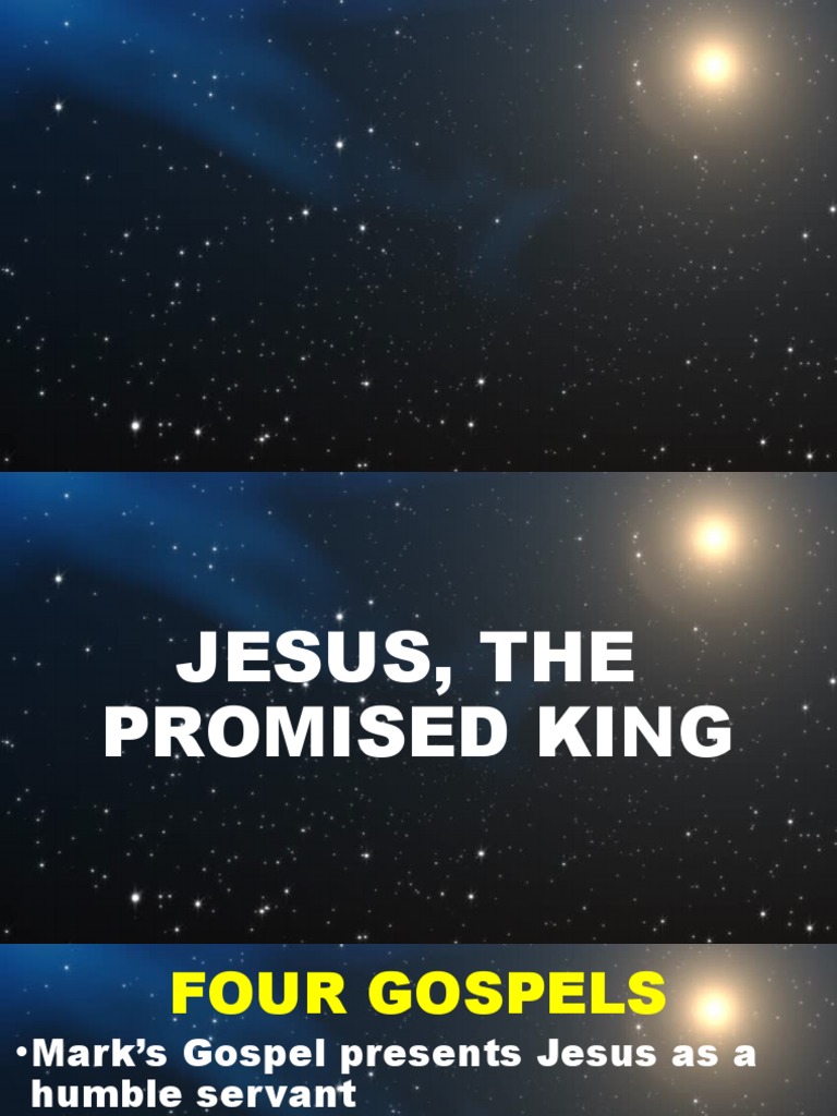 Jesus, The Promised KIng | PDF