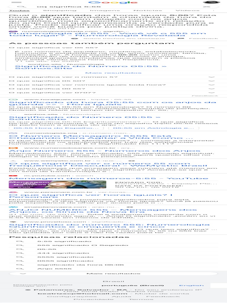Oq Significa 555 - Pesquisa Google | PDF | Anjo