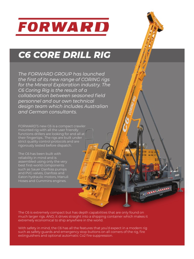 Brochure C6 Drill Rig English 202112 | PDF | Pump | Gear