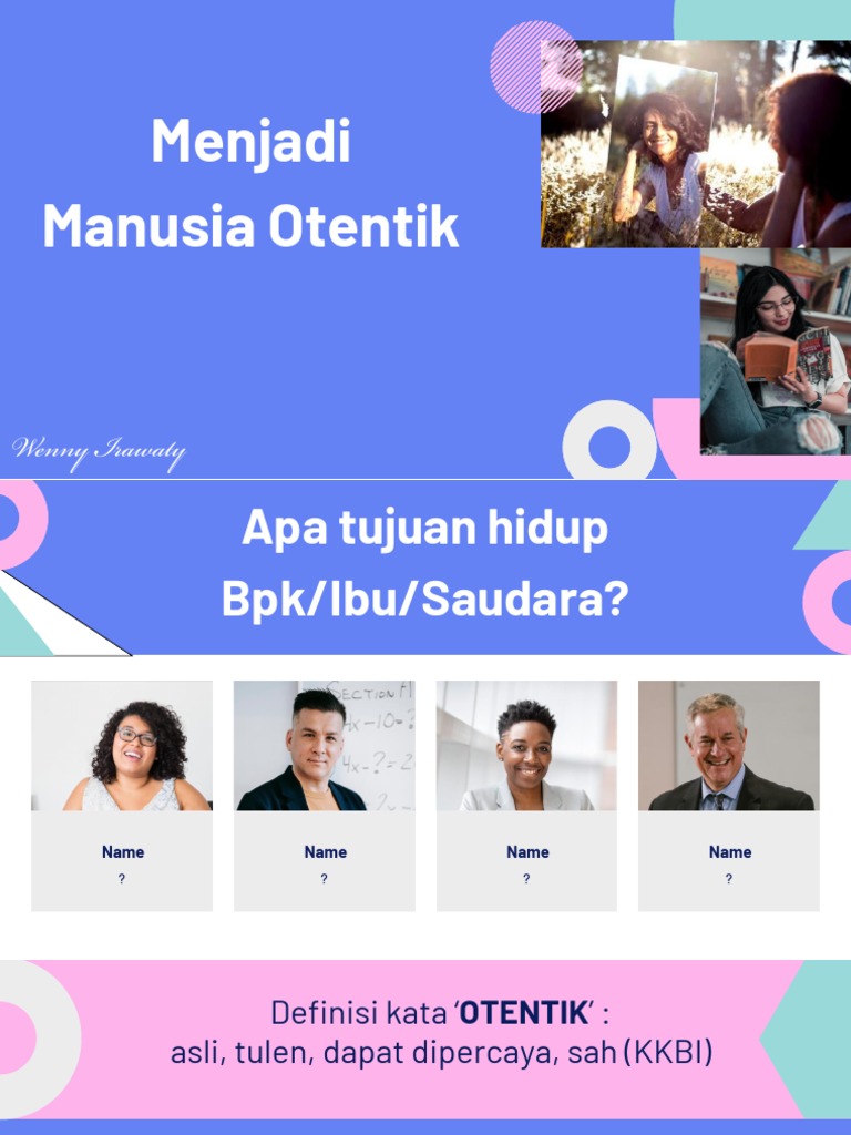 Materi 2 Menjadi Manusia Otentik | PDF