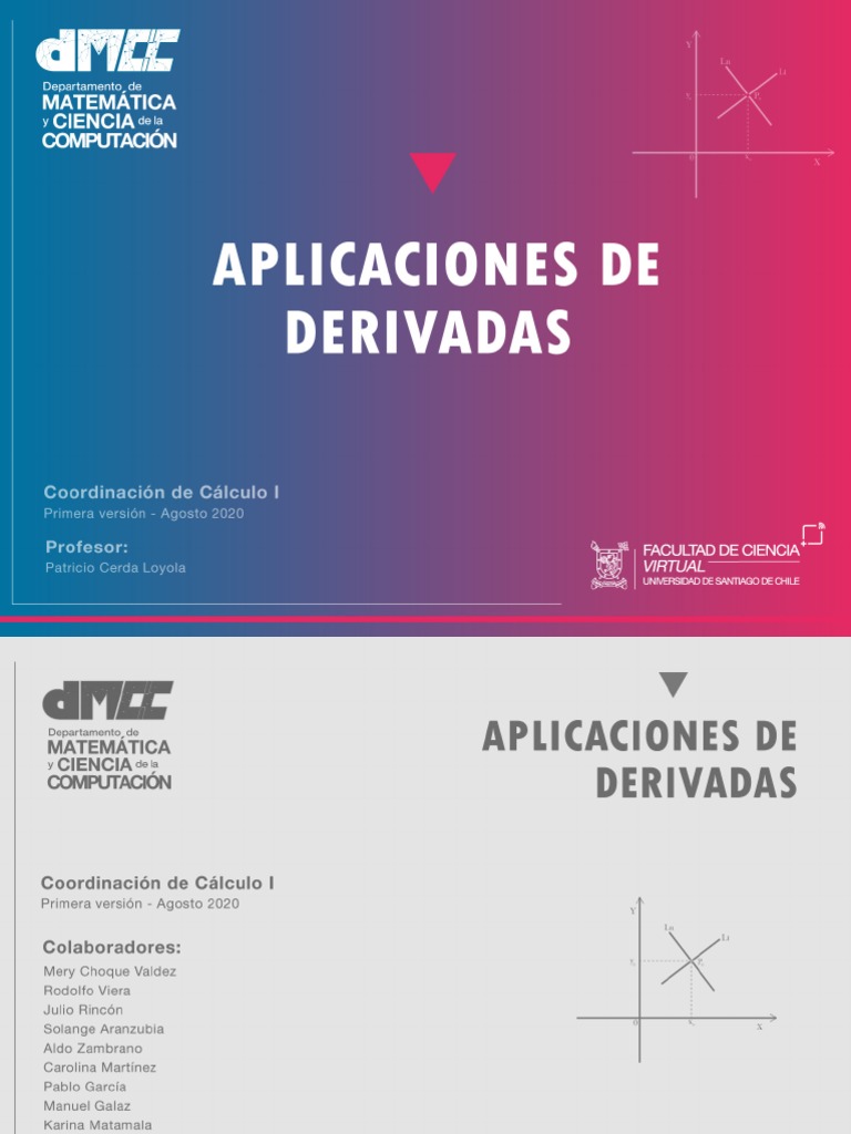 Aplicaciones Derivada | PDF | Función (Matemáticas) | Derivado