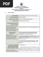 School Action Plan On Adopt-A-School Program | PDF