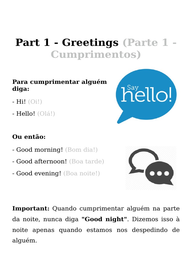 Basic English Greetings and Introductions | PDF | Música pop | Música ...