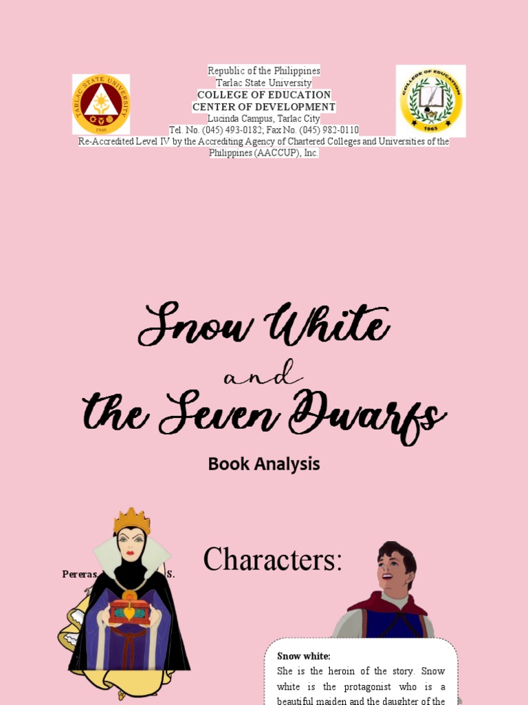 Book Analysis of Snow White and The Seven Dwarfs | PDF | Narration