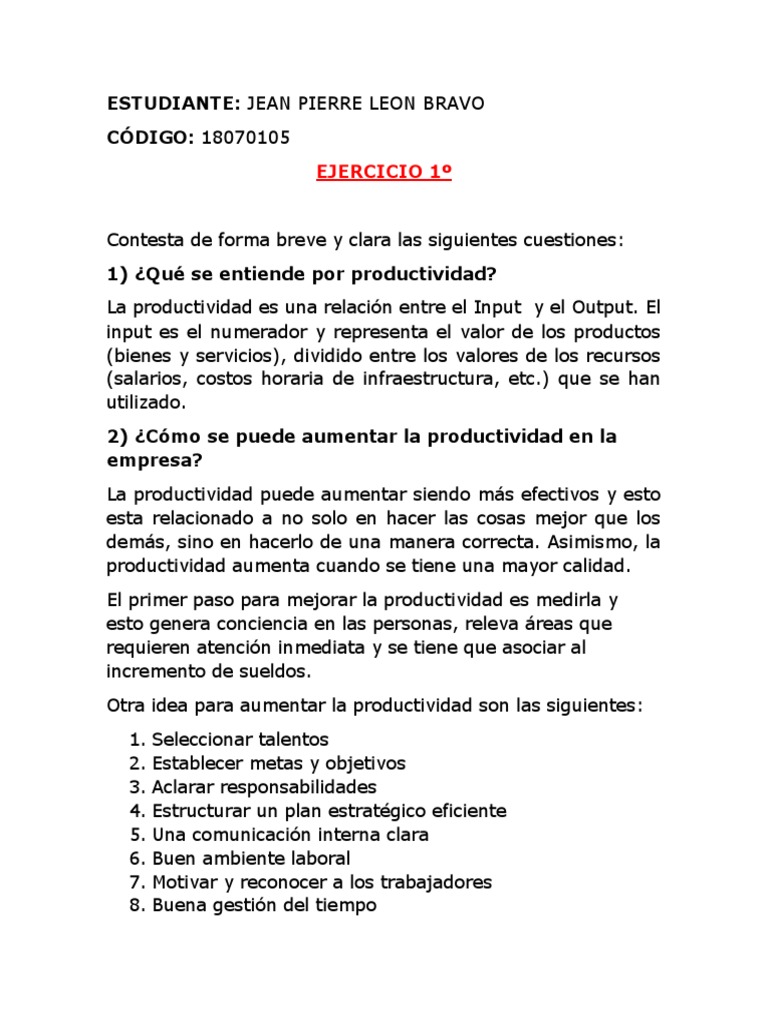Jean Pierre Leon-Actividad 2 | PDF | Business | Salario