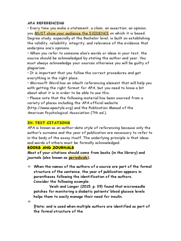 Not Apa Referencing | PDF | Digital Object Identifier | Hyperlink