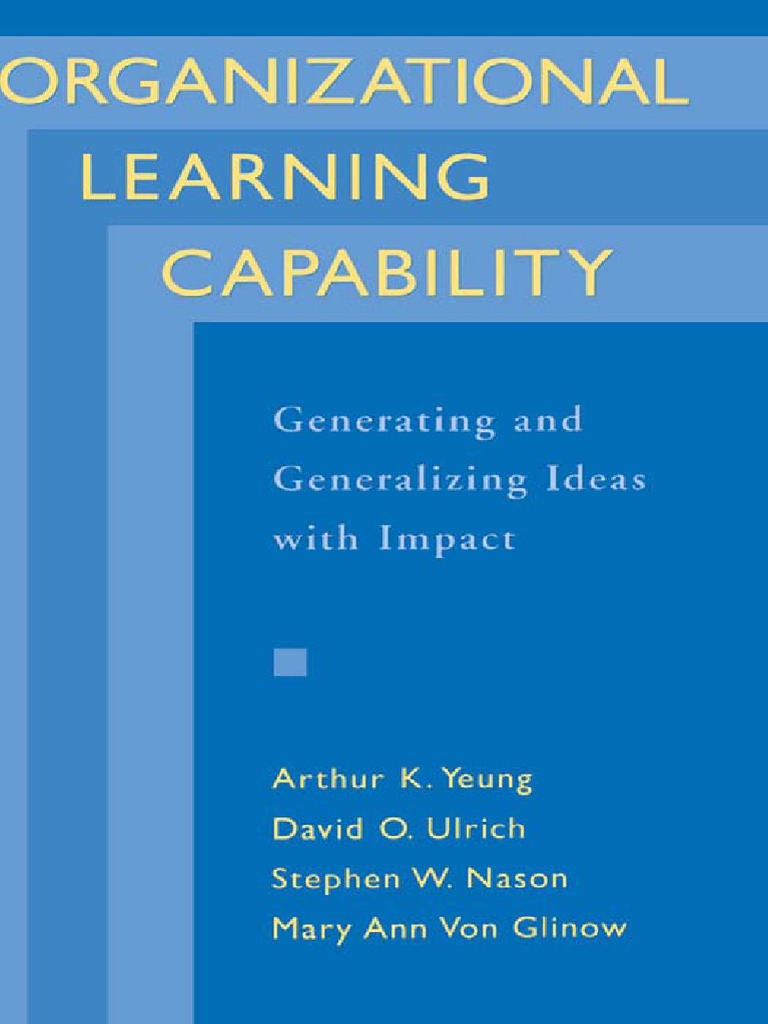 Organizational Learning Capability (1998) | Download Free PDF | Learning | Harley Davidson