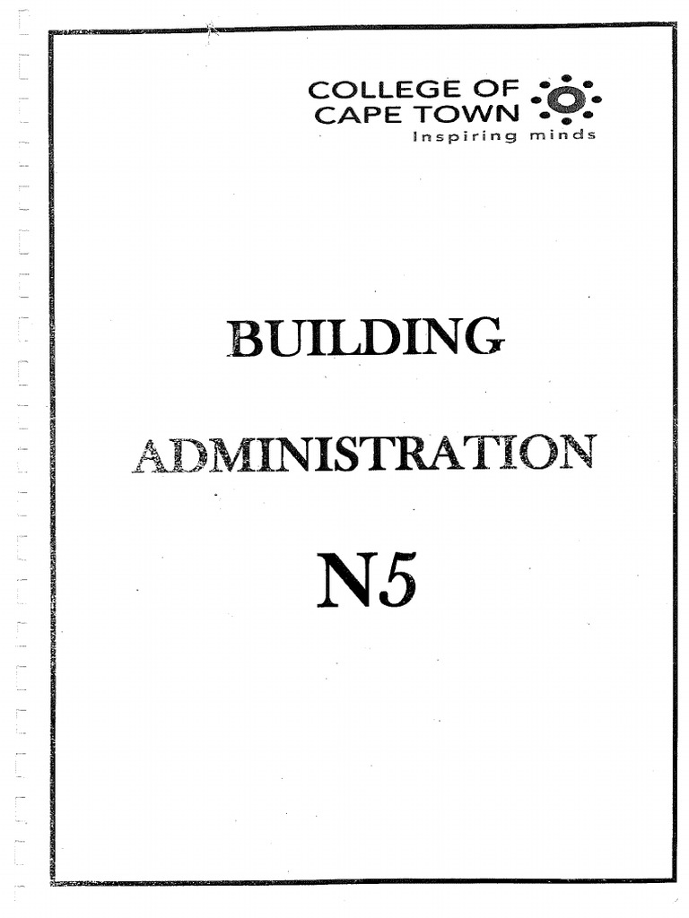 Building Admin N5 | PDF