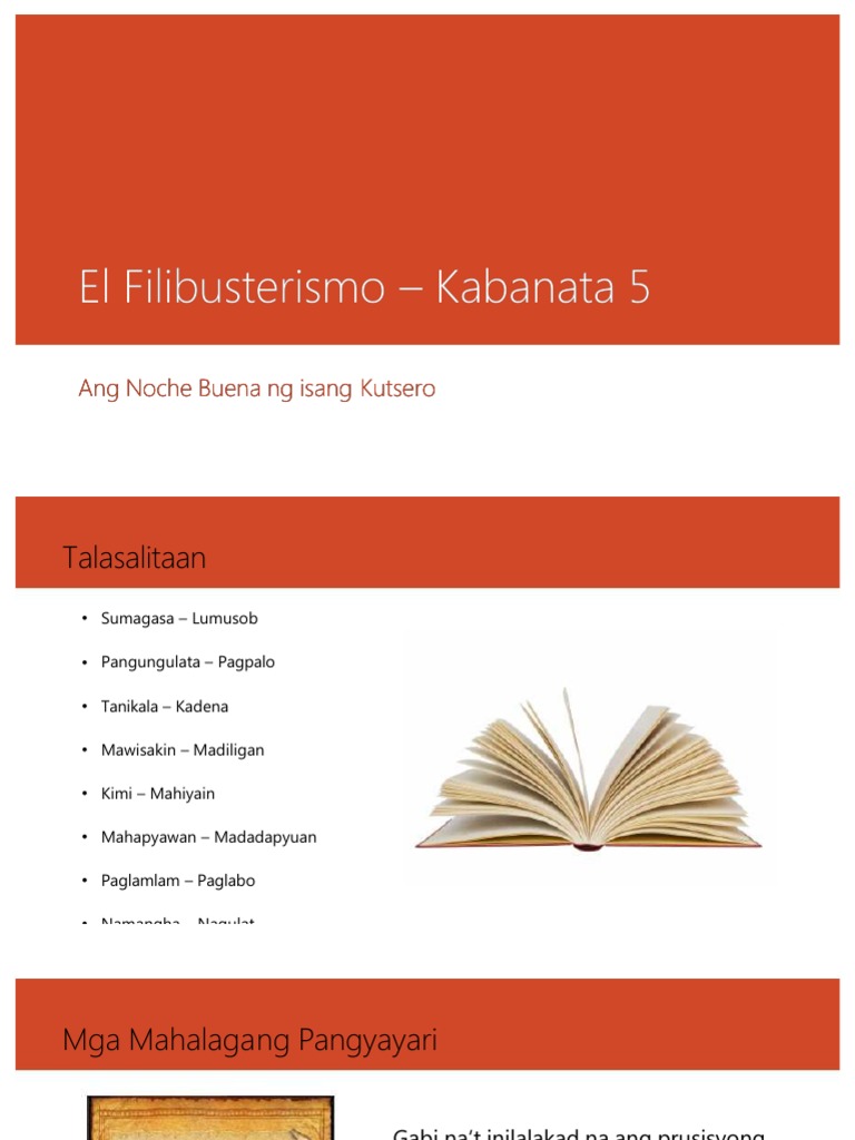 El Filibusterismo Kabanata 5 | PDF