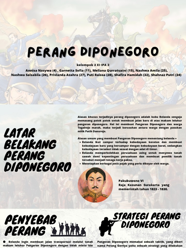 Perang Diponegoro | PDF