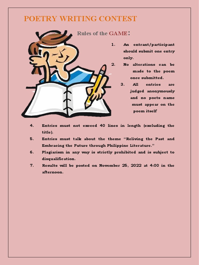 Poetry Writing Contest | PDF