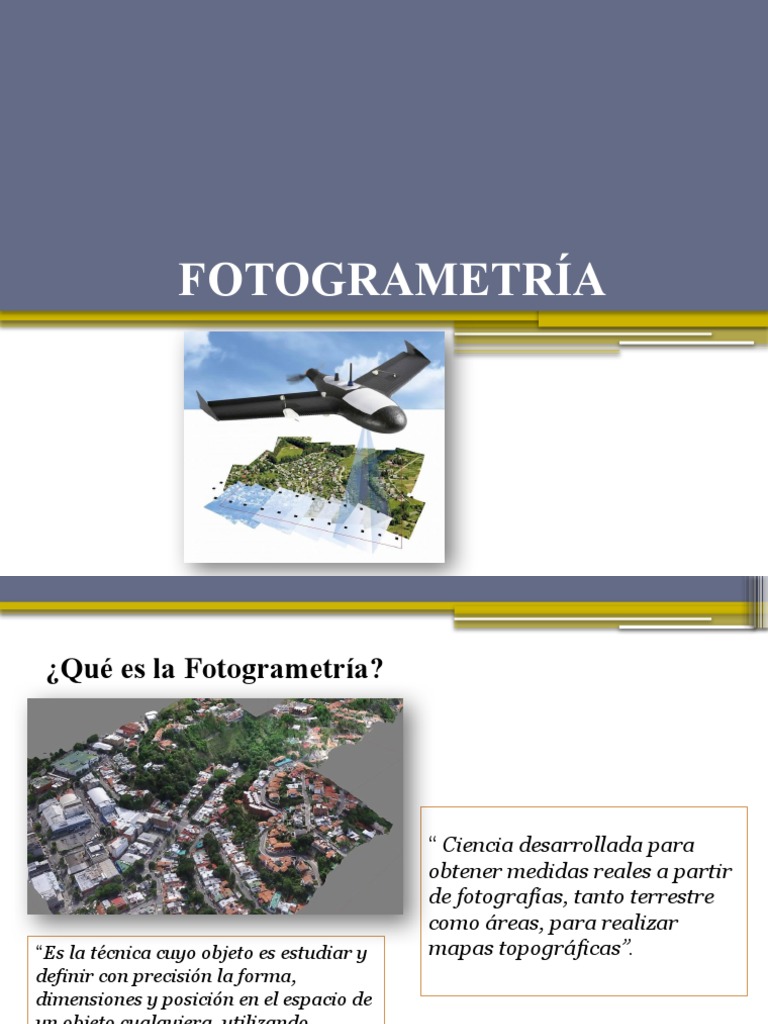 FOTOGRAMETRÍA | PDF | Cámara | Mapa