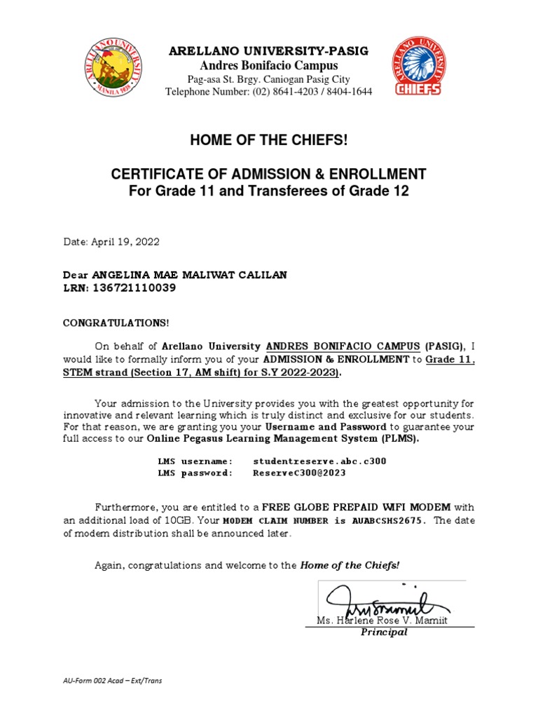 Angelina Mae Maliwat Calilan | PDF