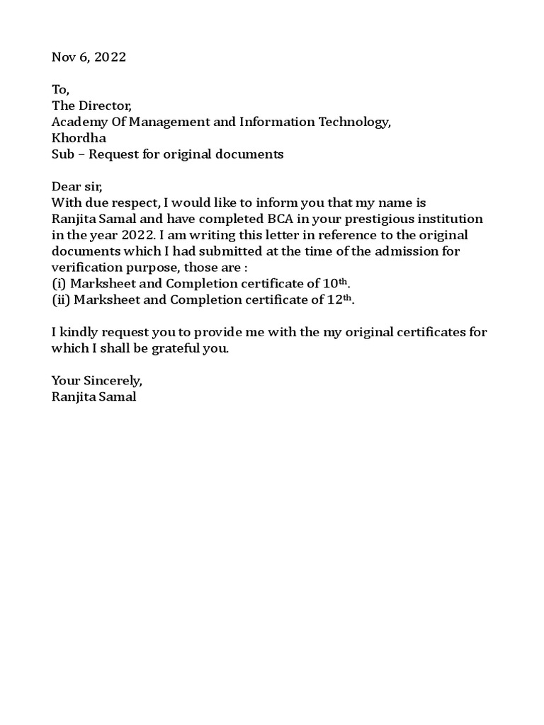 Application (3rd Copy) | PDF