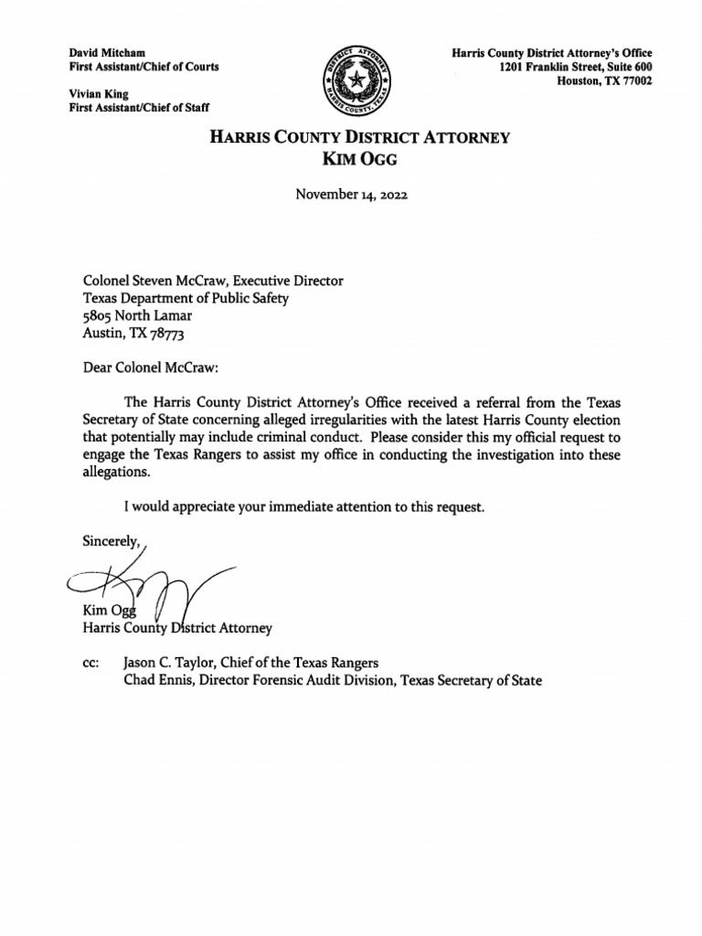 2022.11.14 - McCraw, Steven Colonel - DPS | PDF