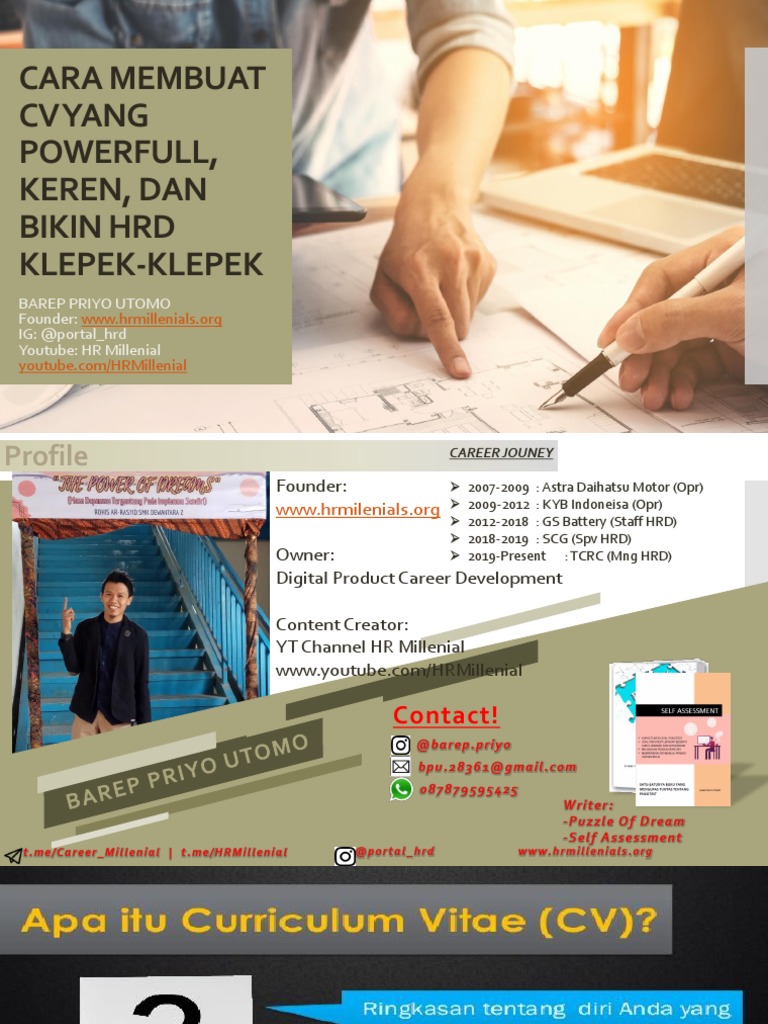 Ebook Membuat CV Yang Powerfull | PDF | Karier & Perkembangan