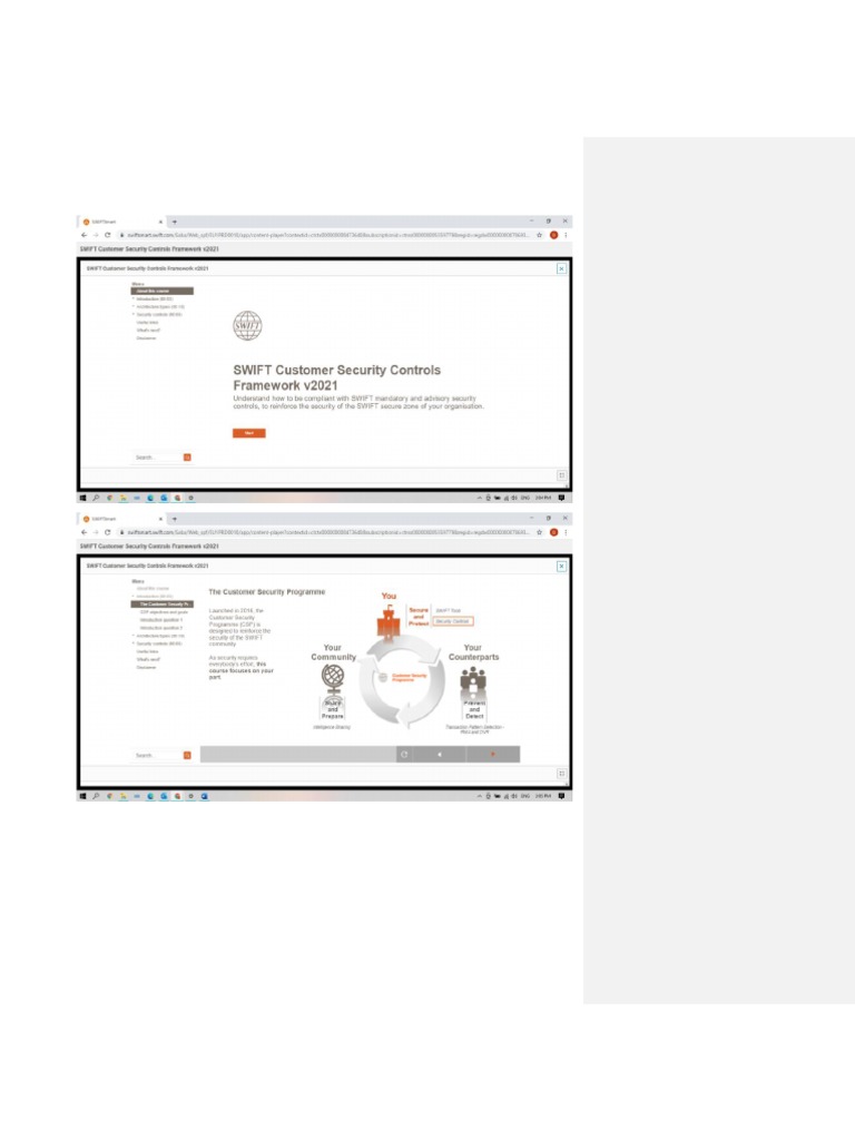 SWIFT security documentation and resources | PDF