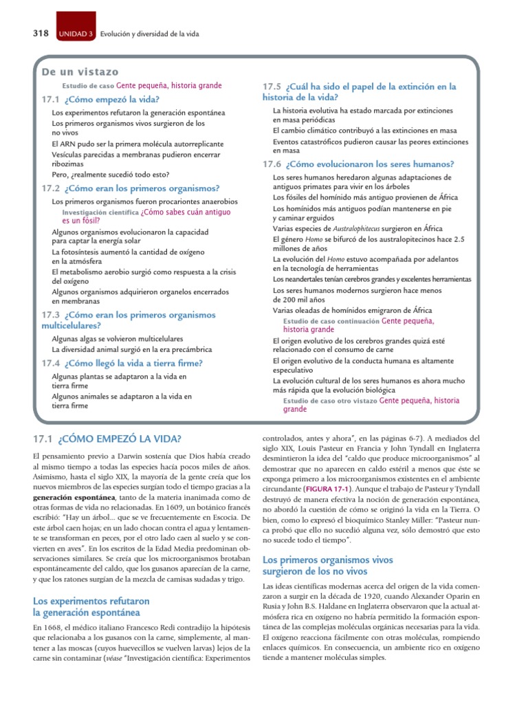 Evolución de la vida en la Tierra: de las primeras moléculas a los organismos multicelulares ...