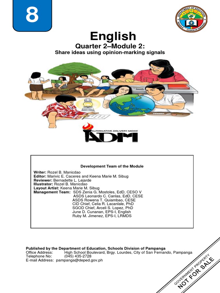 Opinion Marking Signals Module | PDF | Learning | Reason