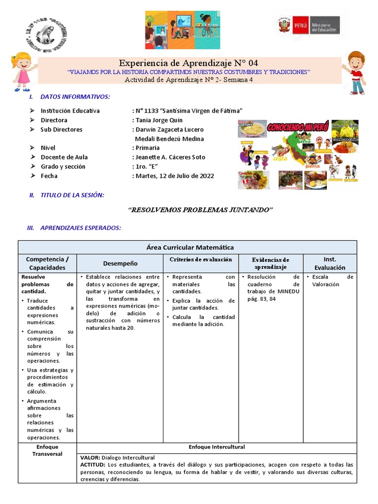 Actividad de Aprendizaje #02 EXP. 4 SEM 4 | PDF | Gusto | Comida y bebida