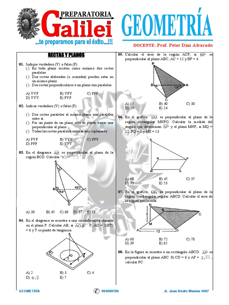 Rectas y Planos | PDF