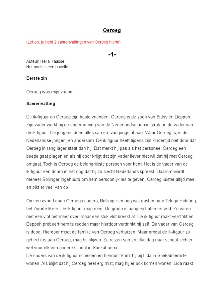 Oeroeg | PDF