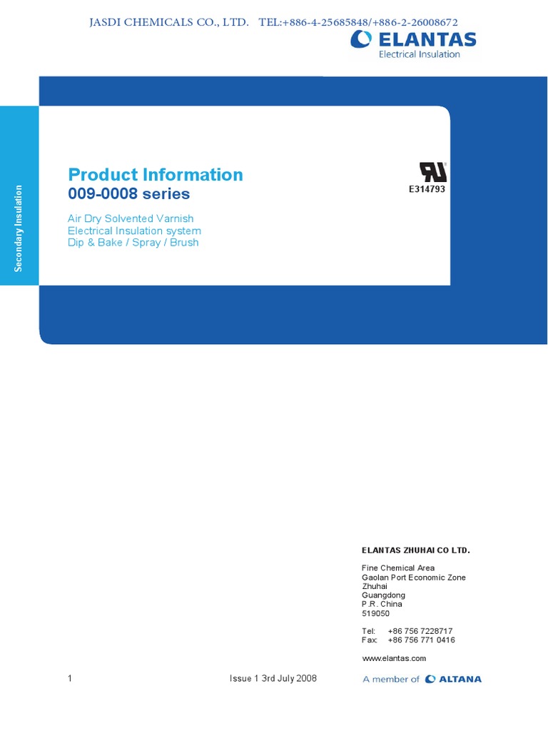 VA42 | PDF | Varnish | Insulator (Electricity)