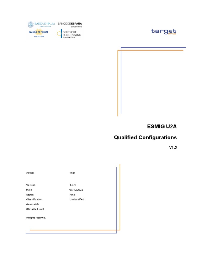 ESMIG - U2A - Qualified - Configurations - v1.3.4 EN | PDF ...