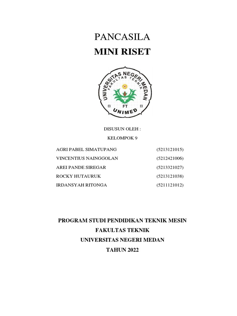 Kel 9 - Mini Riset Pancasila | PDF